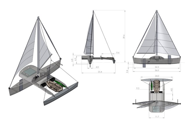 36 ft Bluewater Cruising Pacific Proa Conceptual Design (2016 ...